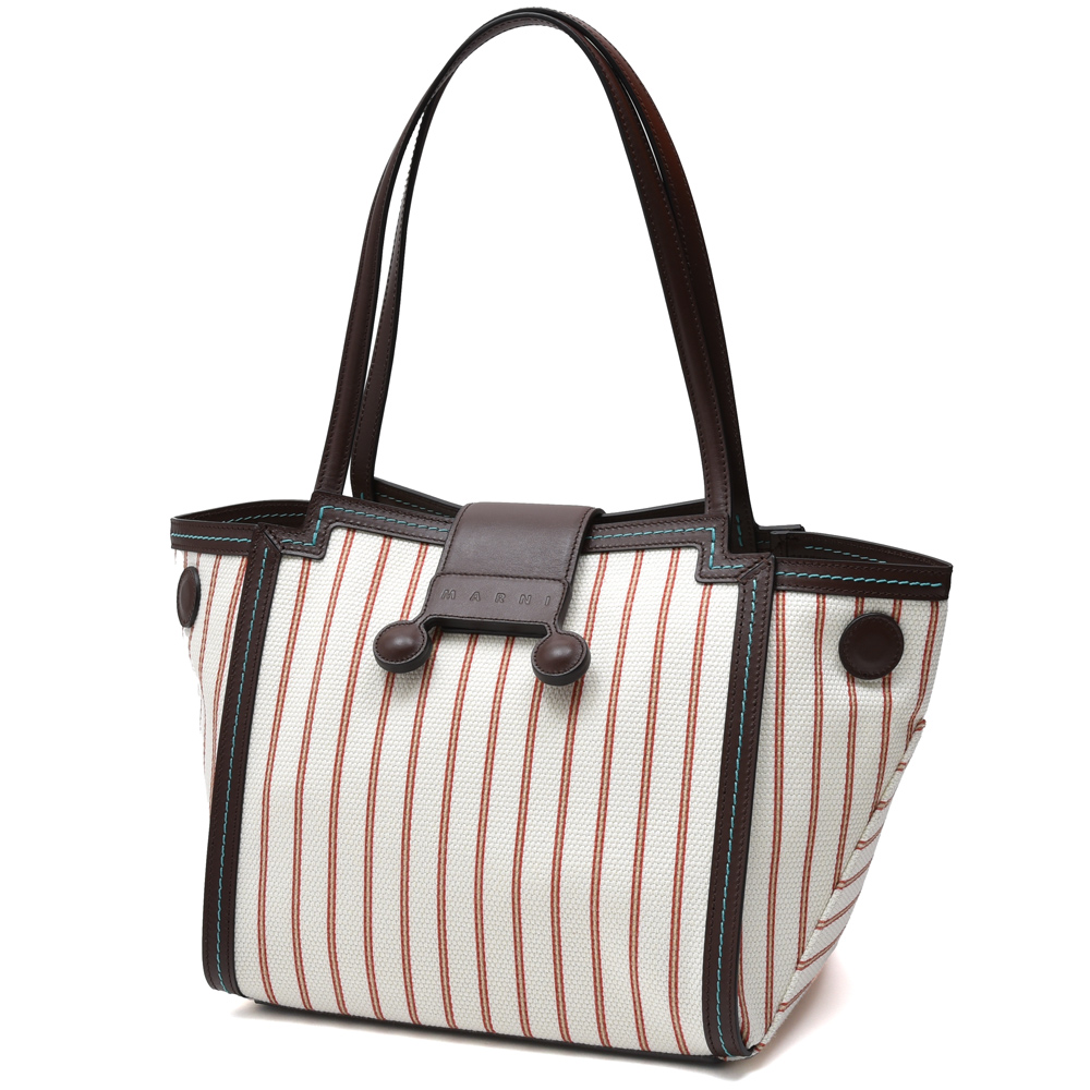 MARNI(マルニ)BMMP0152A0/P8195 Riviera キャンバスストライプミニバッグ 28455001138 レディース ...